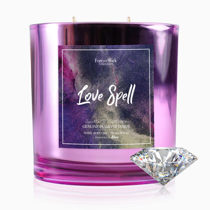 Genuine Diamond in every Candle | Fragrant Candle With Real Jewels