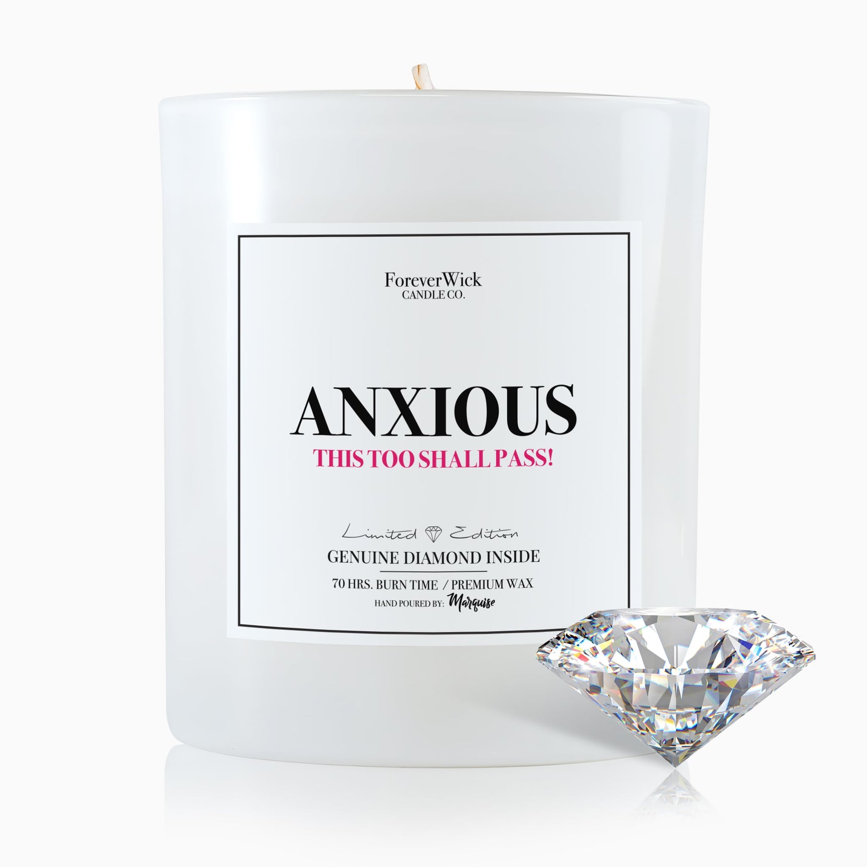 Genuine Diamond in every Candle | Fragrant Candle With Real Jewels