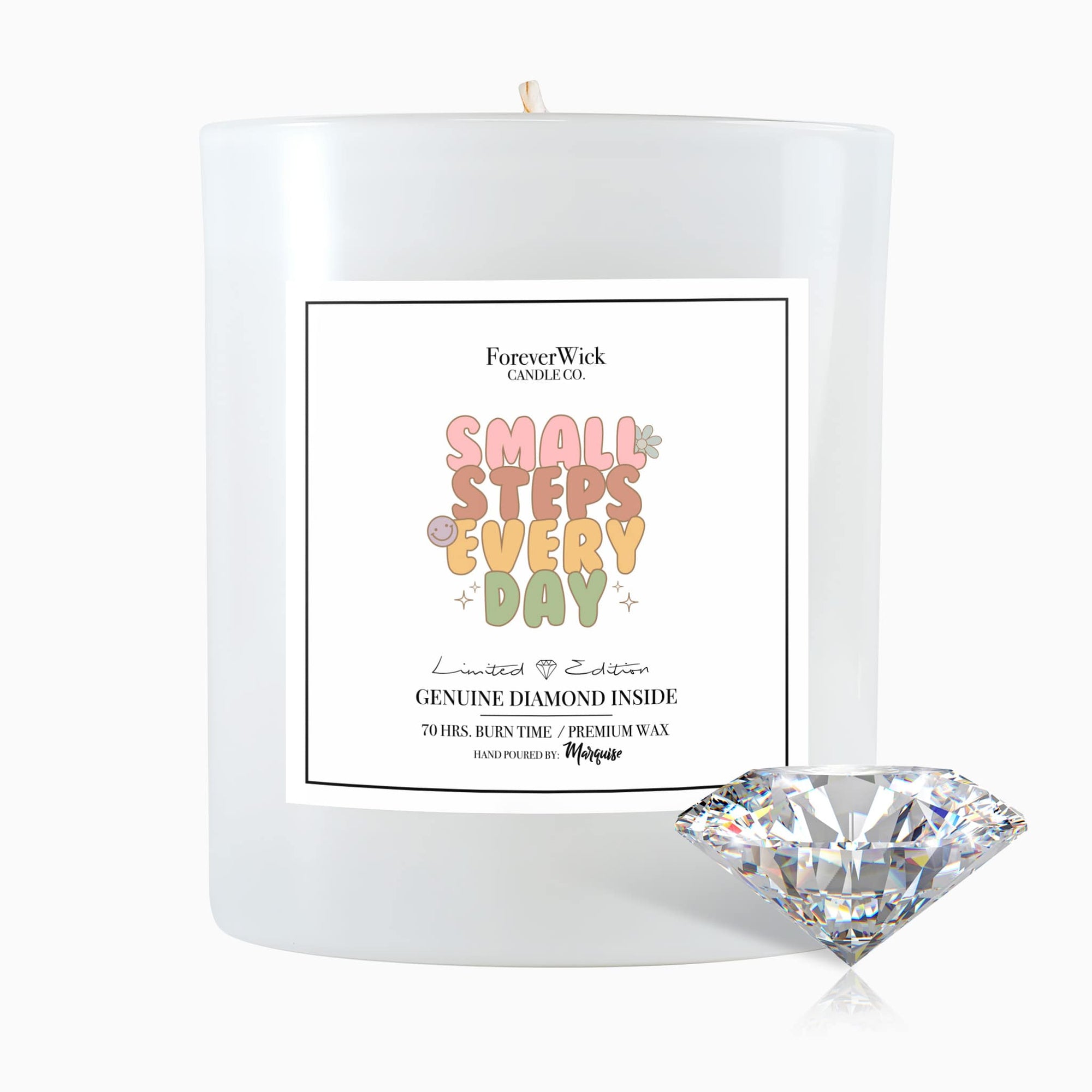 Genuine Diamond in every Candle | Fragrant Candle With Real Jewels