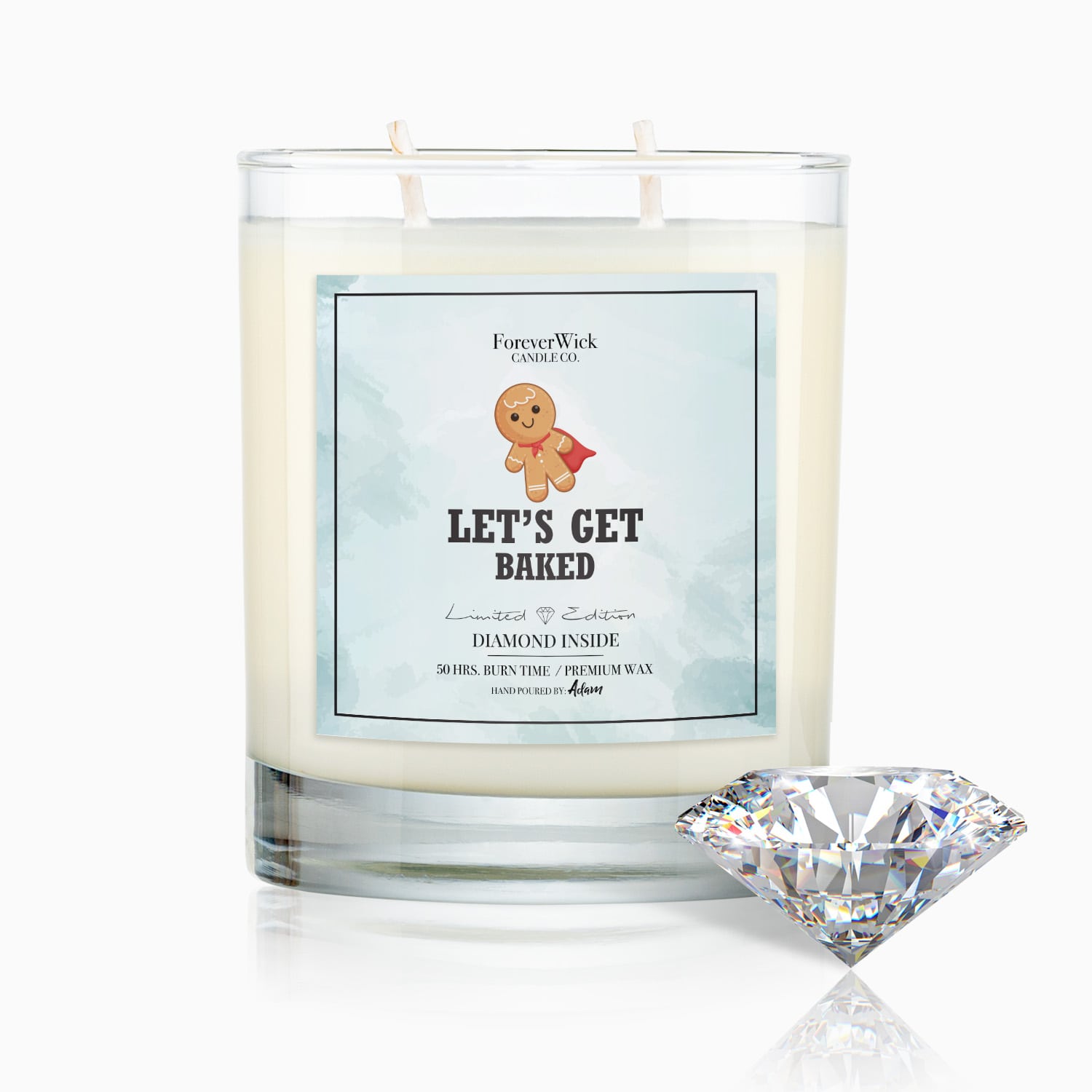 Genuine Diamond in every Candle | Fragrant Candle With Real Jewels