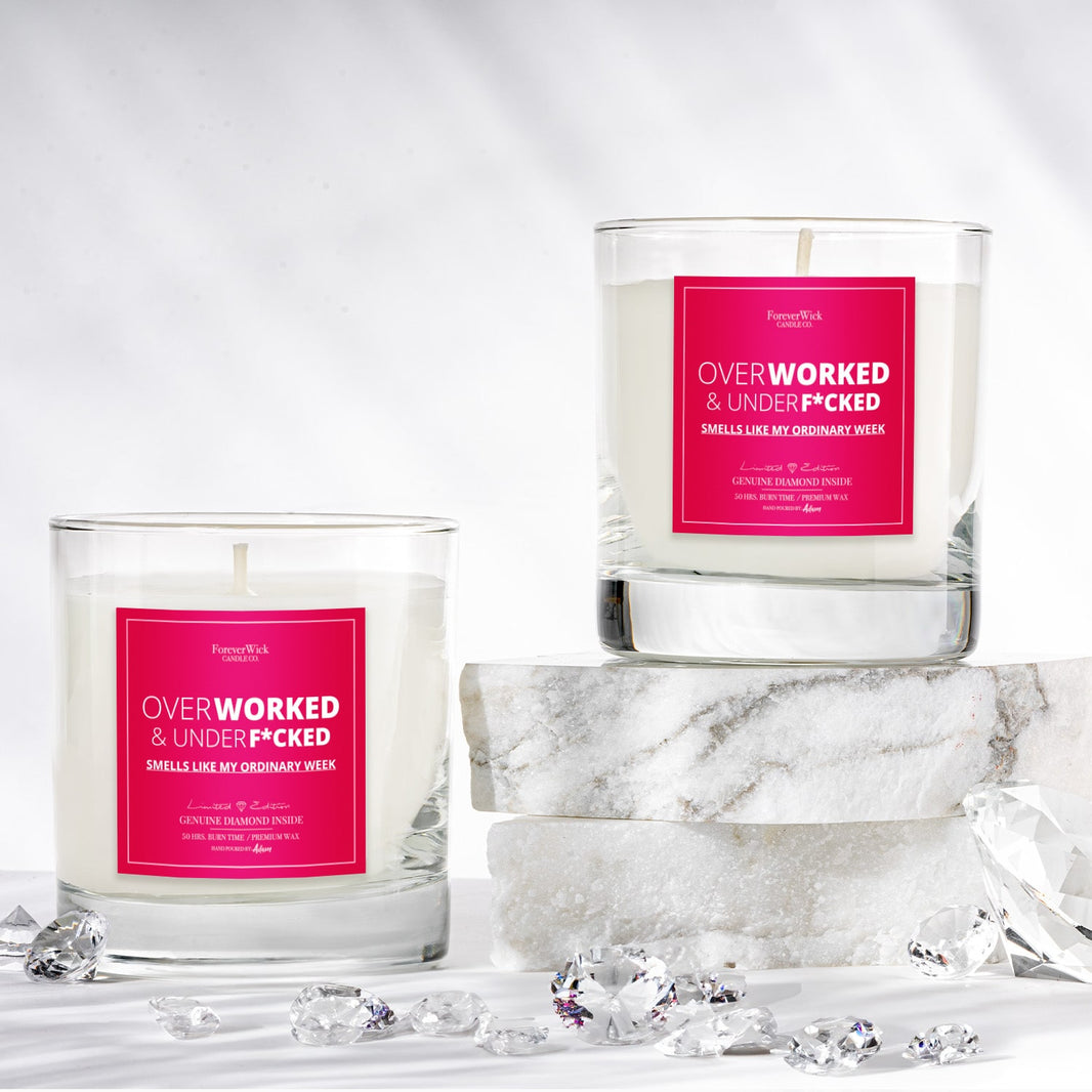 Genuine Diamond in every Candle | Fragrant Candle With Real Jewels
