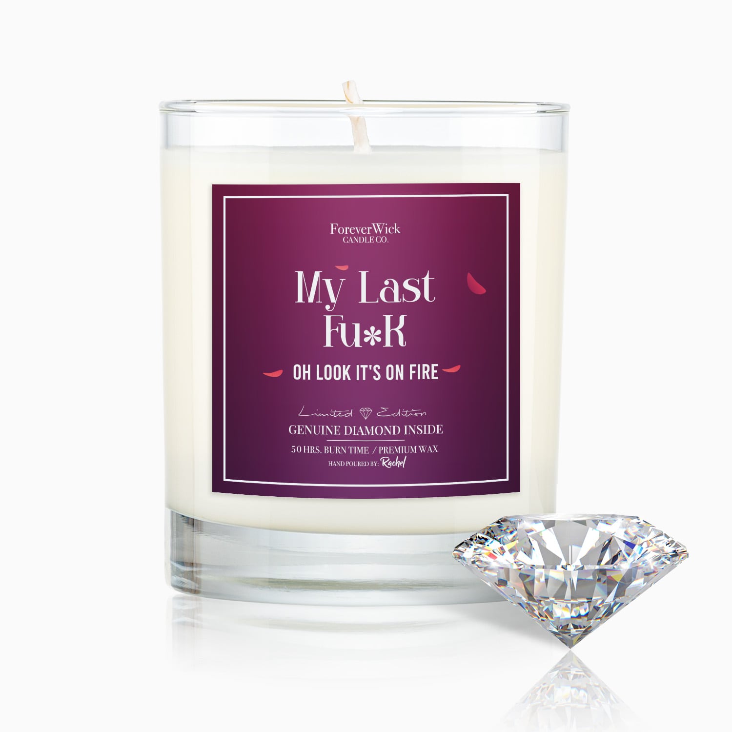Genuine Diamond in every Candle | Fragrant Candle With Real Jewels