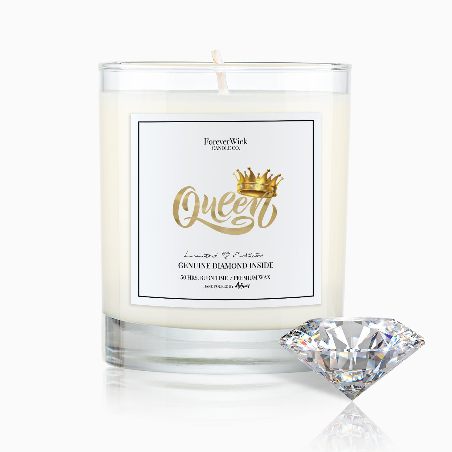 Genuine Diamond in every Candle | Fragrant Candle With Real Jewels
