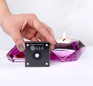 24K Gold Digger Diamond Candle - ForeverWick.com