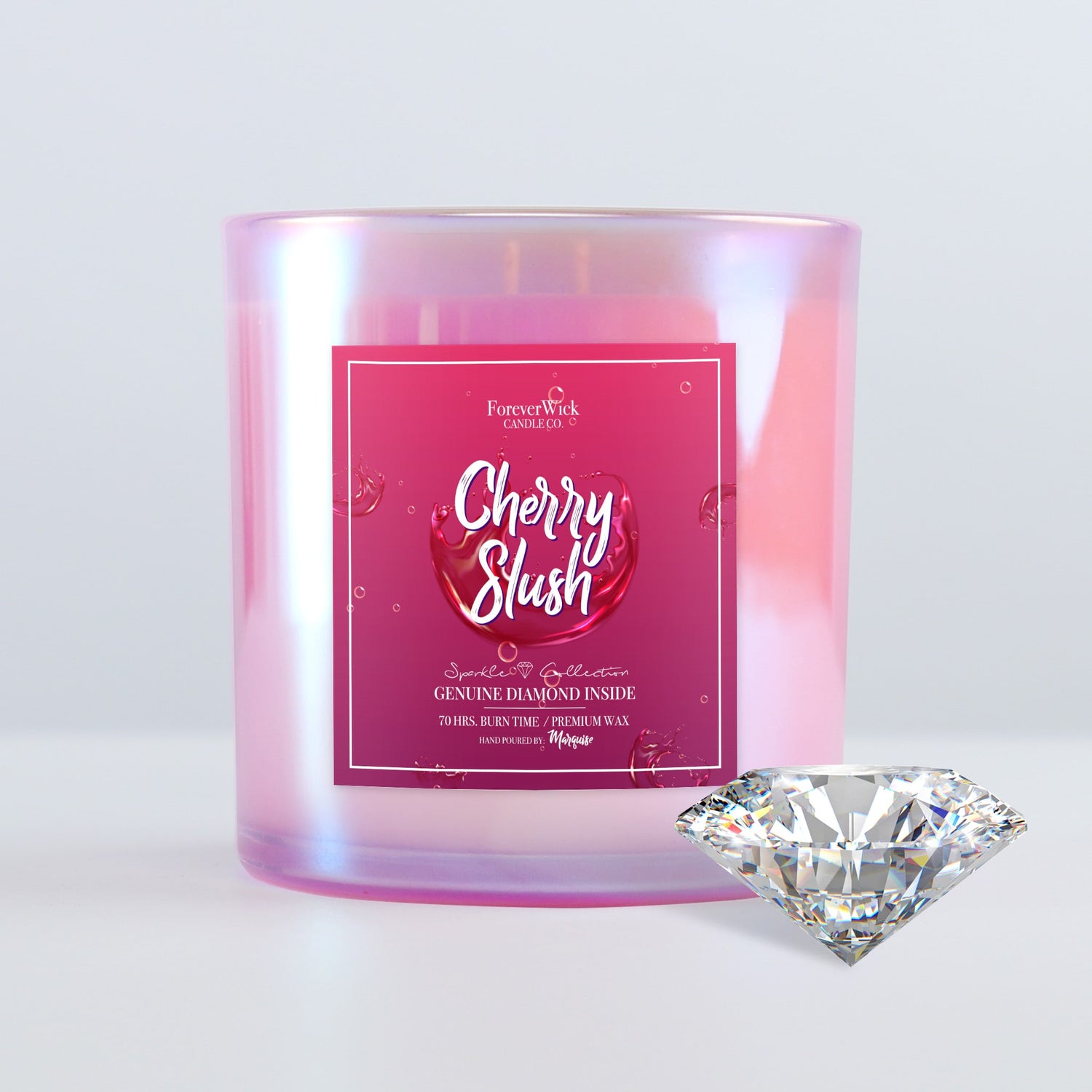 Genuine Diamond in every Candle | Fragrant Candle With Real Jewels