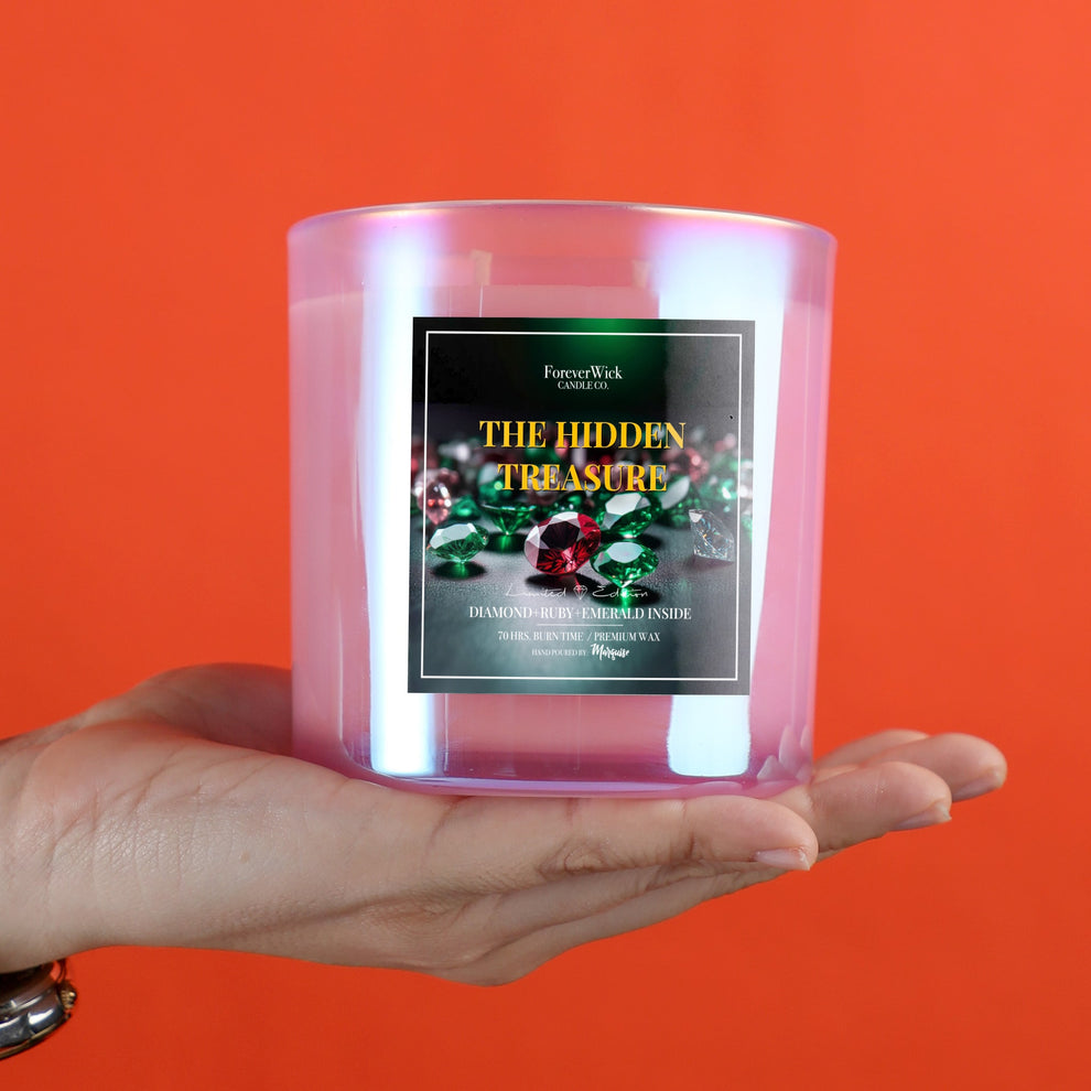 The Hidden Treasure Candle (Emerald + Ruby + Diamond)