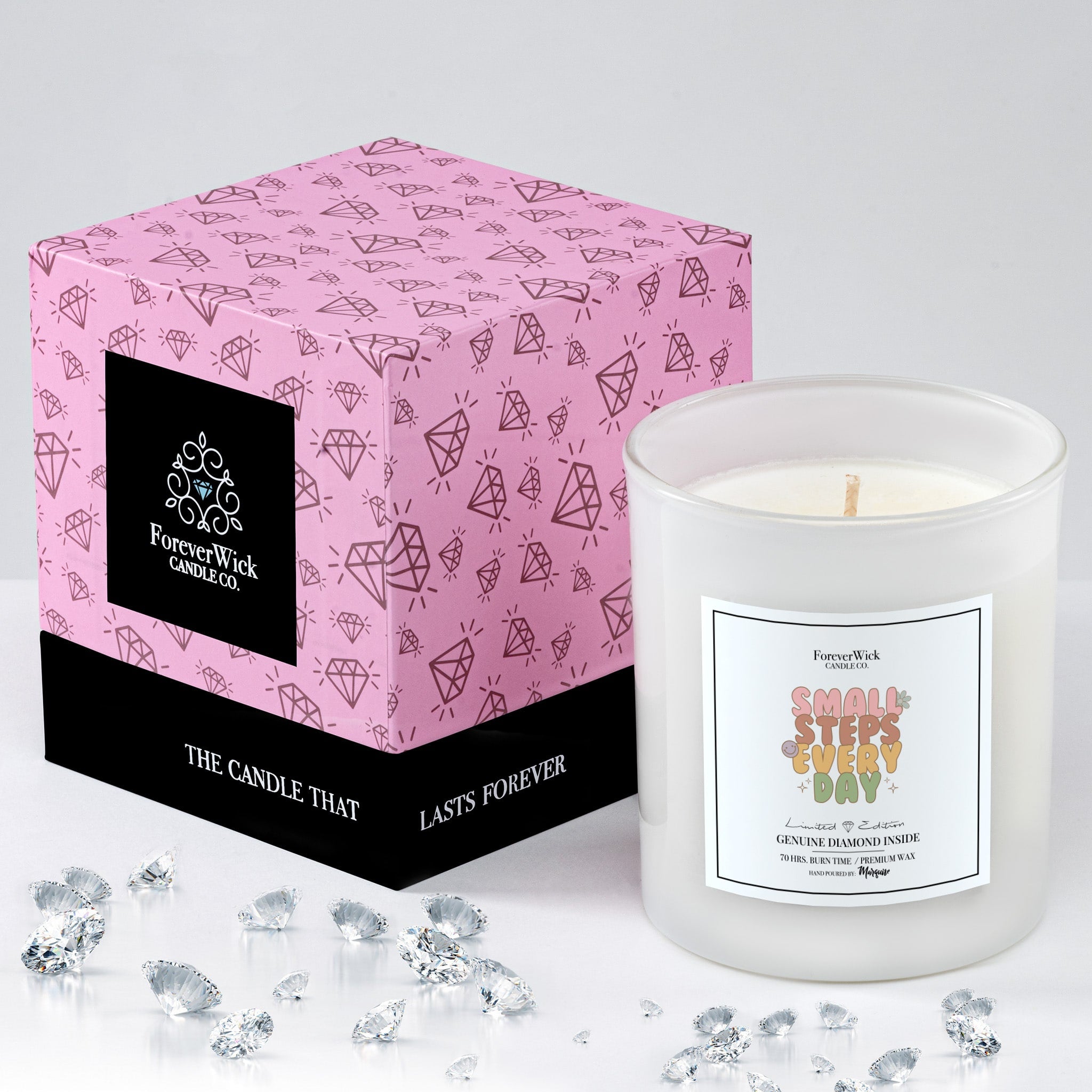Genuine Diamond in every Candle | Fragrant Candle With Real Jewels