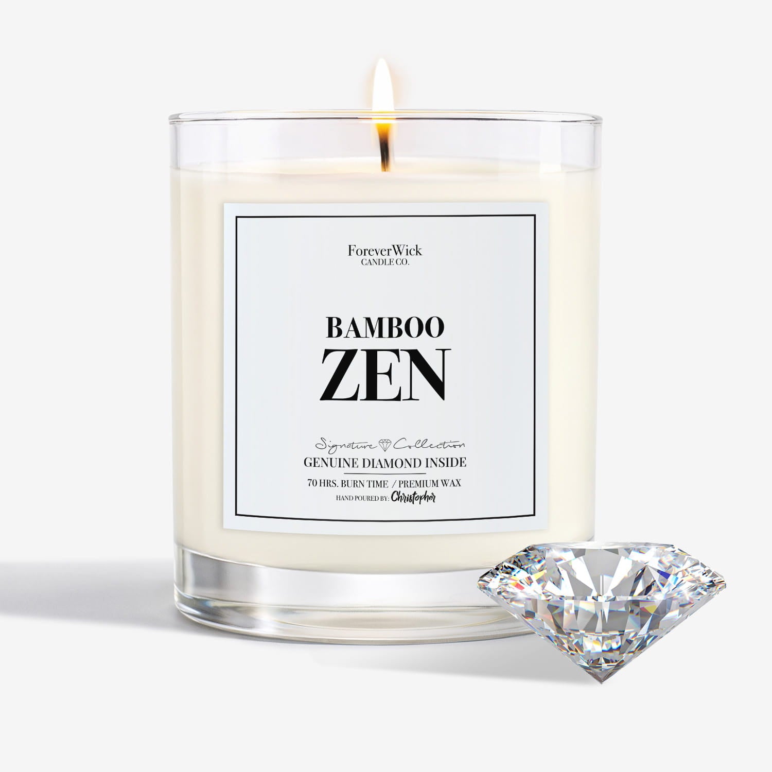 Genuine Diamond in every Candle | Fragrant Candle With Real Jewels