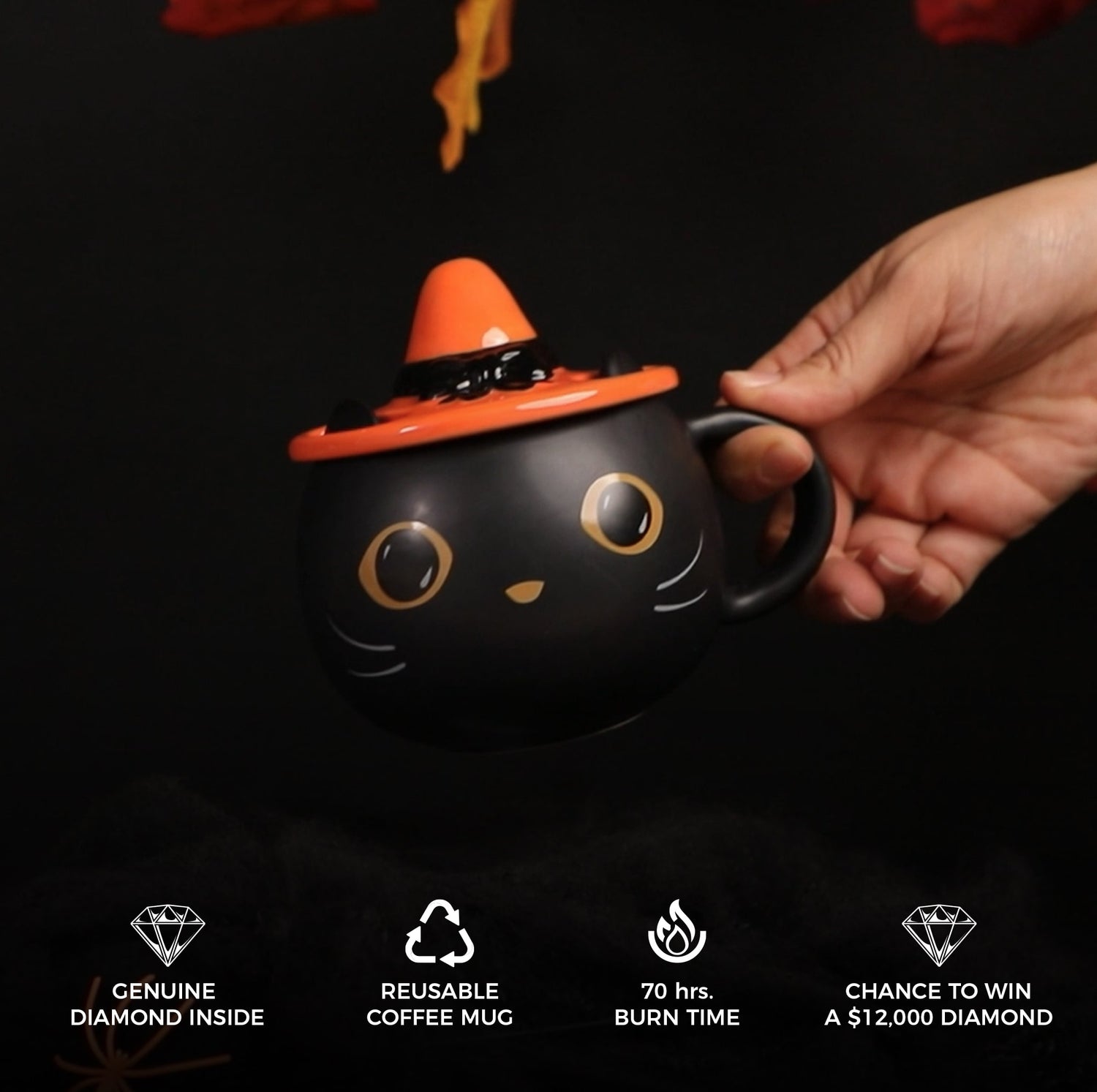 Genuine Diamond in every Candle | Fragrant Candle With Real Jewels