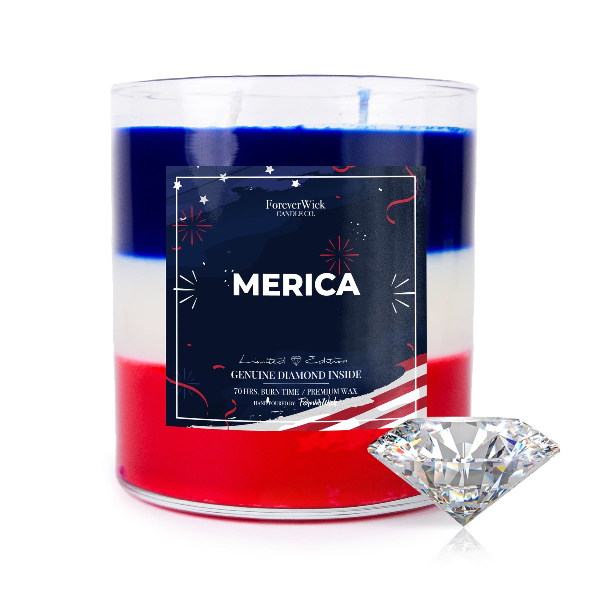 Genuine Diamond in every Candle | Fragrant Candle With Real Jewels