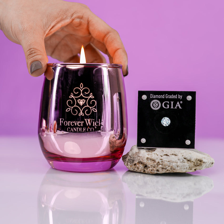 Genuine Diamond in every Candle | Fragrant Candle With Real Jewels