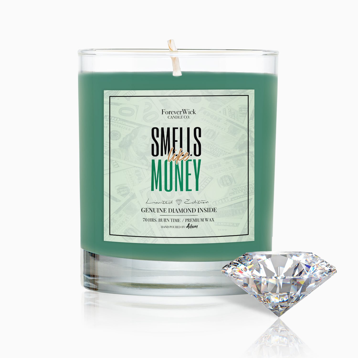 Genuine Diamond in every Candle | Fragrant Candle With Real Jewels
