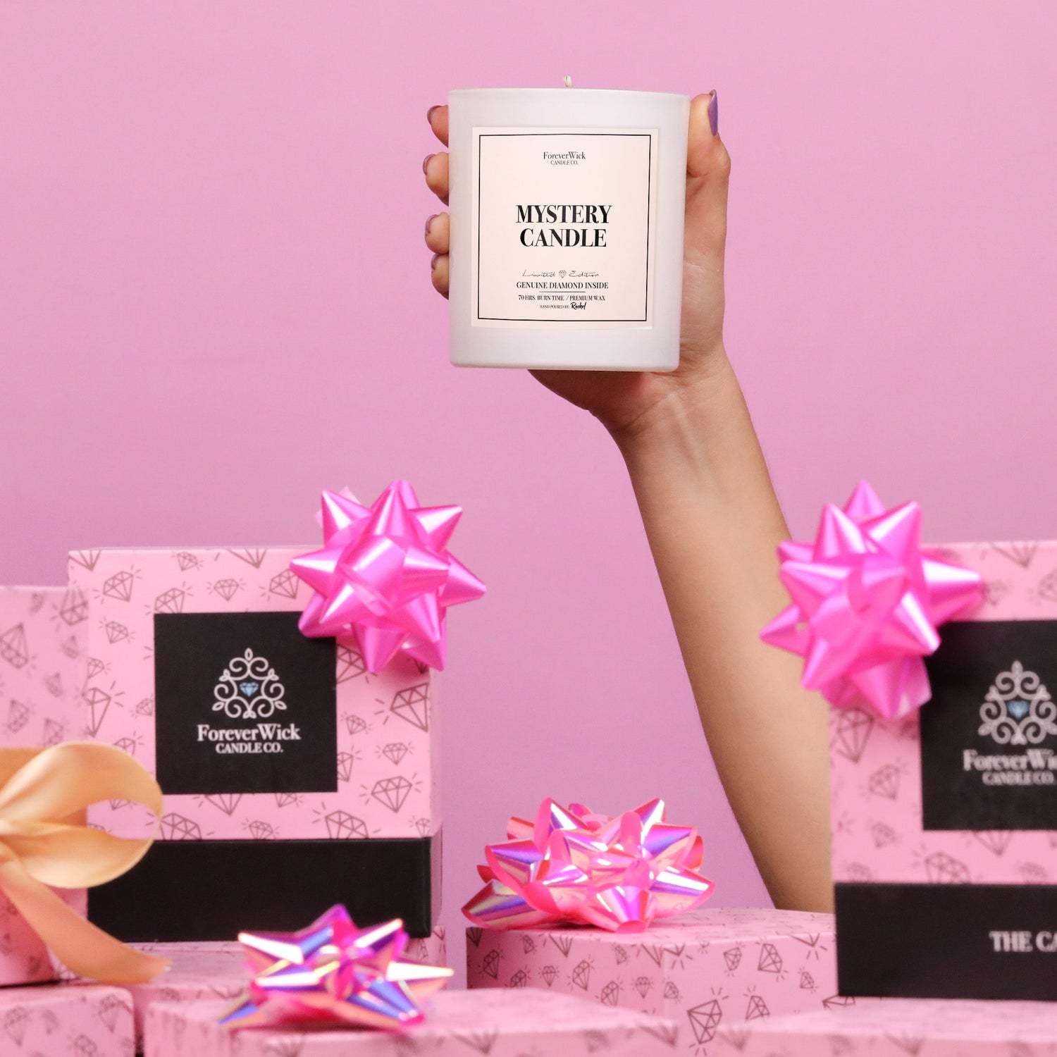 Genuine Diamond in every Candle | Fragrant Candle With Real Jewels
