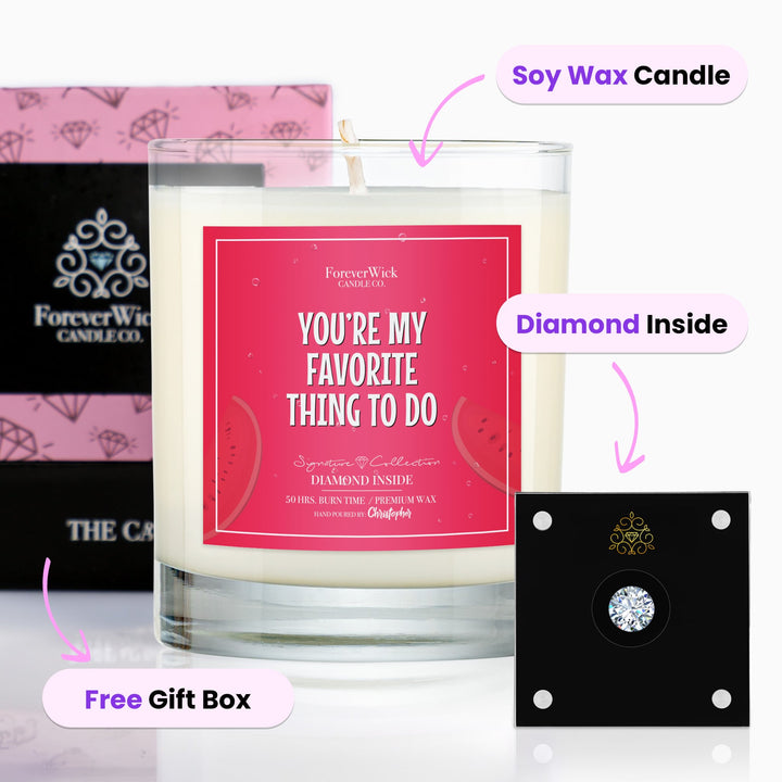Genuine Diamond in every Candle | Fragrant Candle With Real Jewels