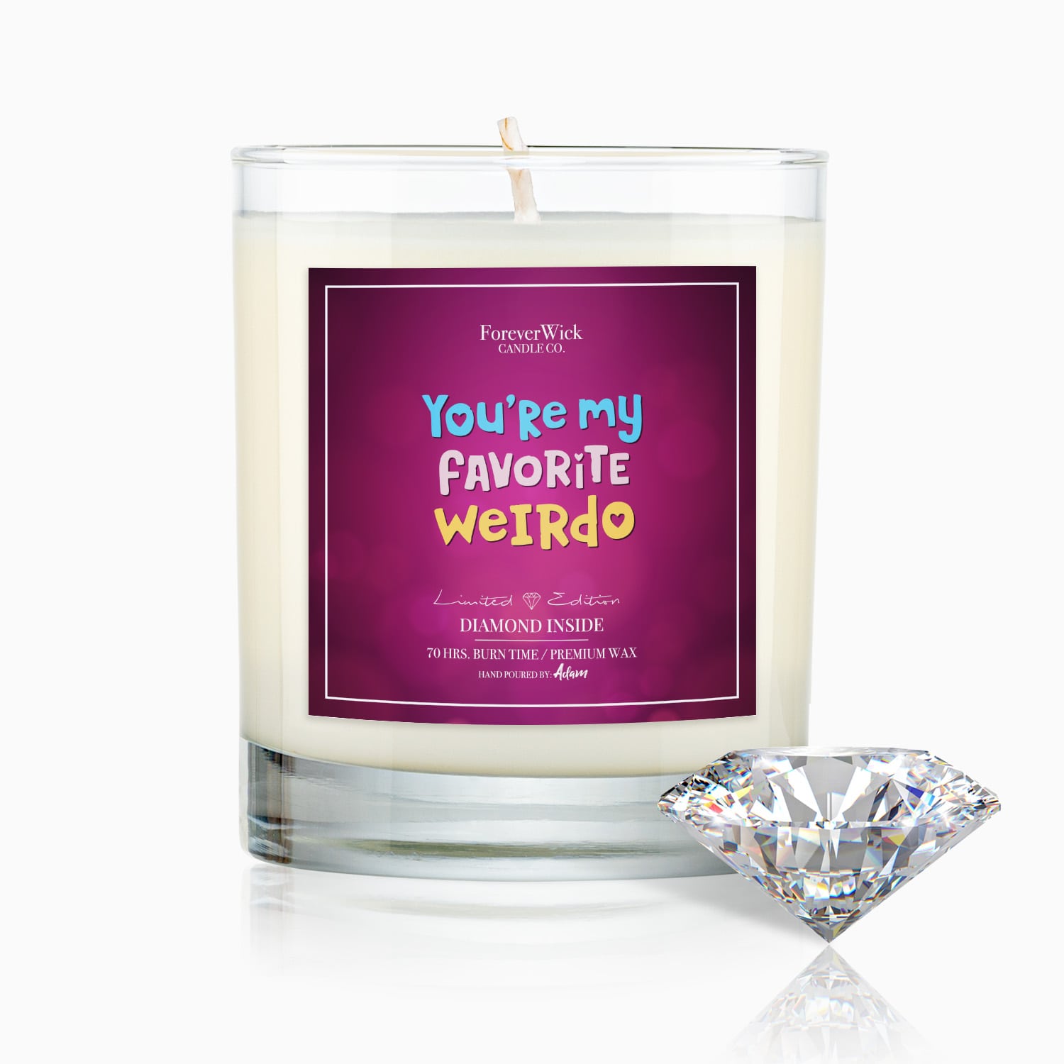Genuine Diamond in every Candle | Fragrant Candle With Real Jewels
