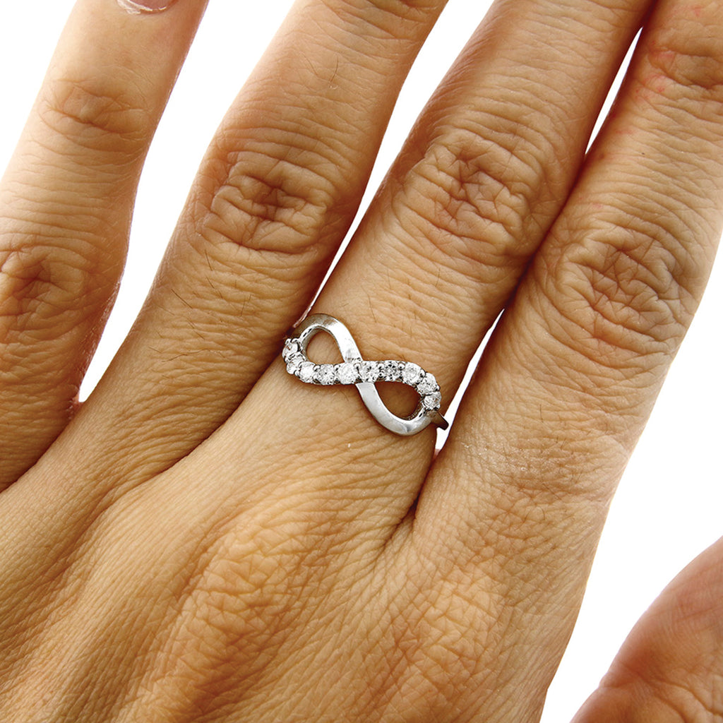 Diamond Infinity Ring