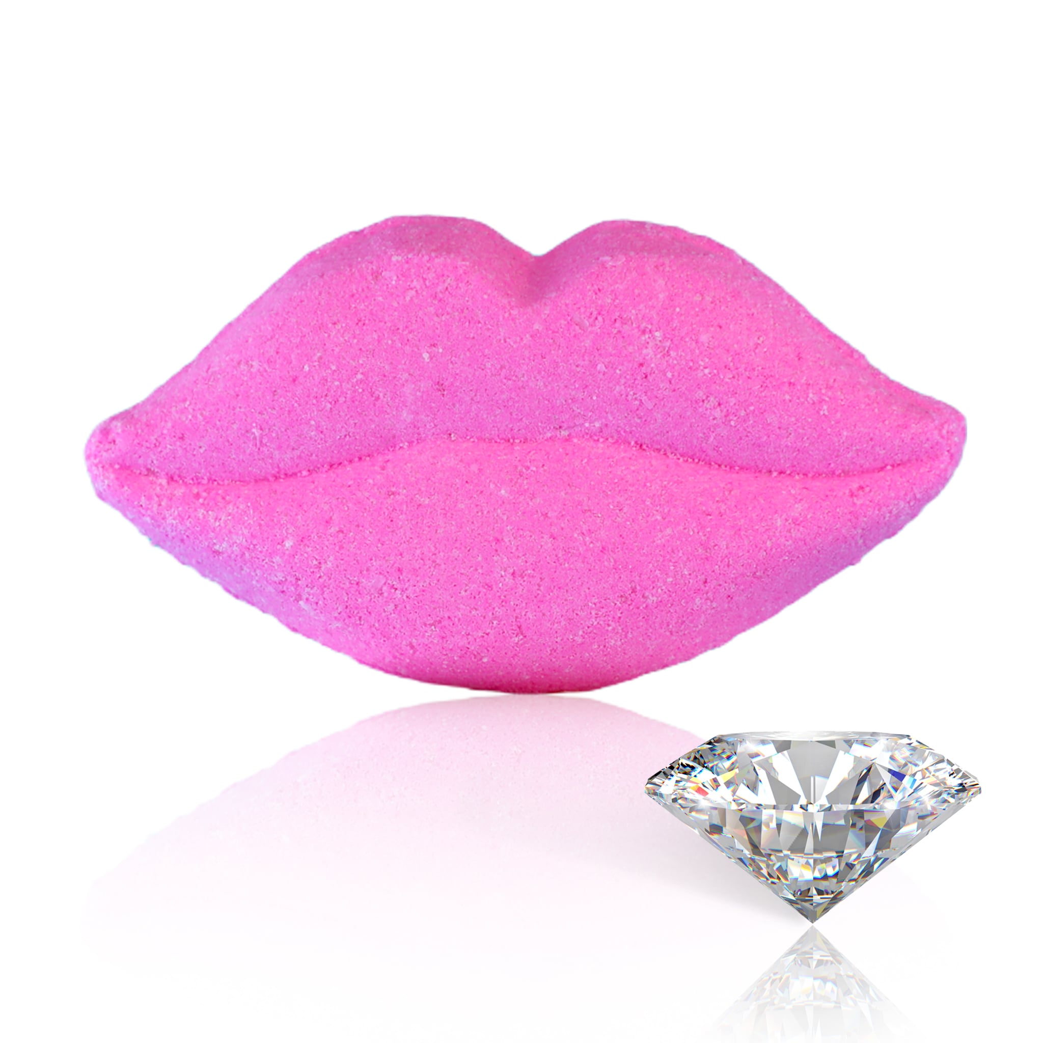 Kiss Me Luxury Bath Bomb + Genuine Diamond – ForeverWick Candle